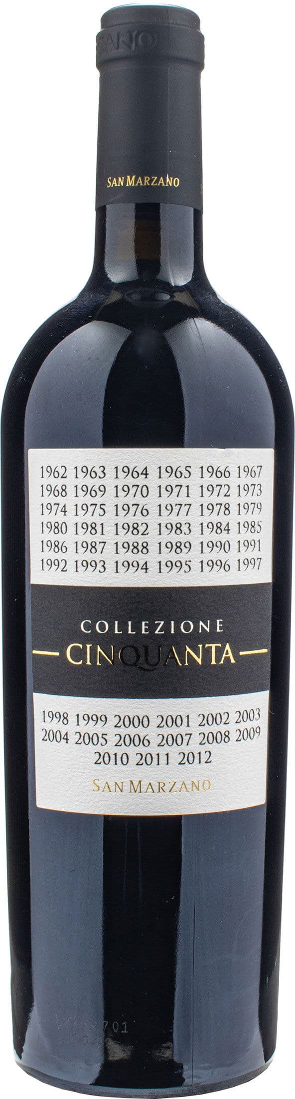 San Marzano Collezione Cinquanta Vino Rosso d'Italia