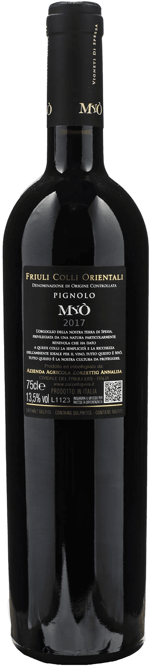 Zorzettig Myo Pignolo 2017