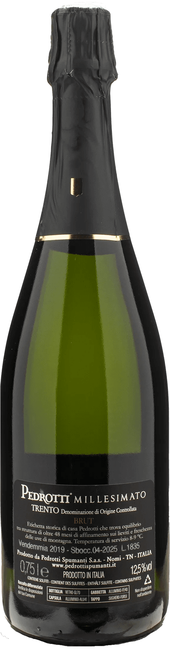 Pedrotti Trento Brut Millesimato 2019